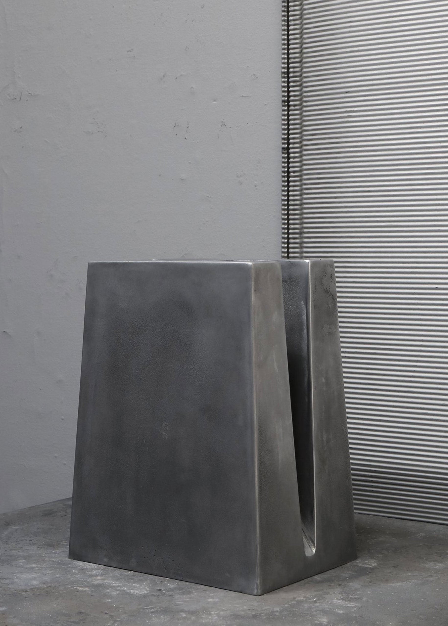 "ALUMINUM GEOMETRY SIDE TABLE #7" by Jan Janssen – Studio Oliver Gustav